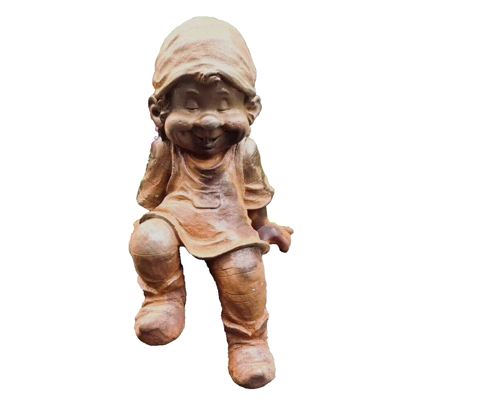 Clown elf， cast iron, rust color | eBay