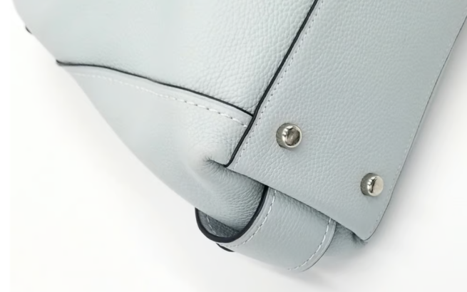 Coach Edie Turnlock Ice Blue Triple Compartment Shoulder Bag | eBay