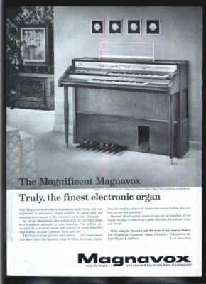 MAGNAVOX The Magnificent ELECTRONIC ORGAN 1961 ad | eBay