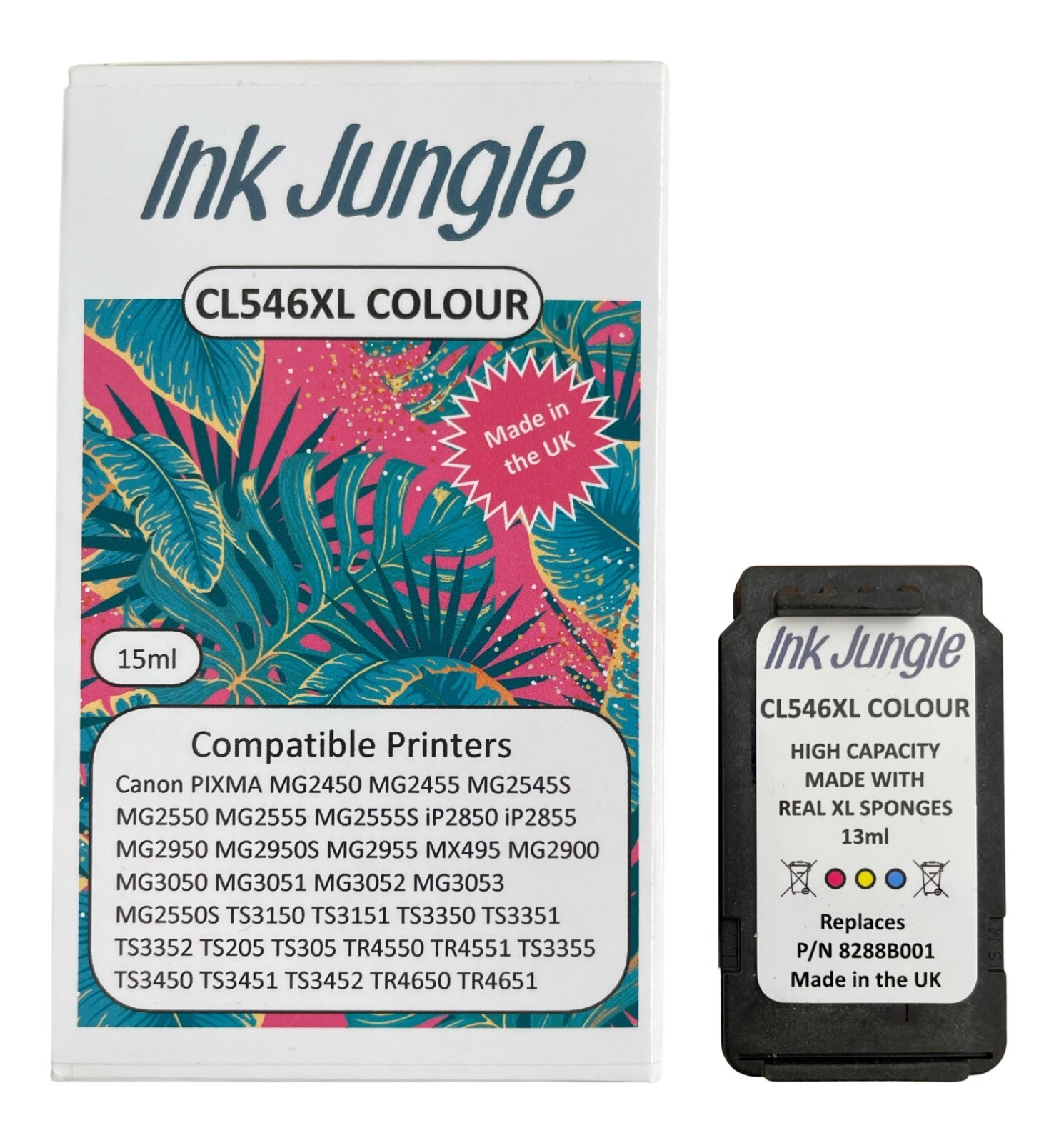 CL546 XL Colour High Capacity Ink Cartridge For Canon PIXMA MG2900 ...