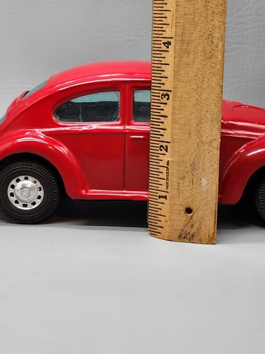 Vintage 1960s Bandai VW Beetle Bug Japan Tin Battery Operated Remote ...