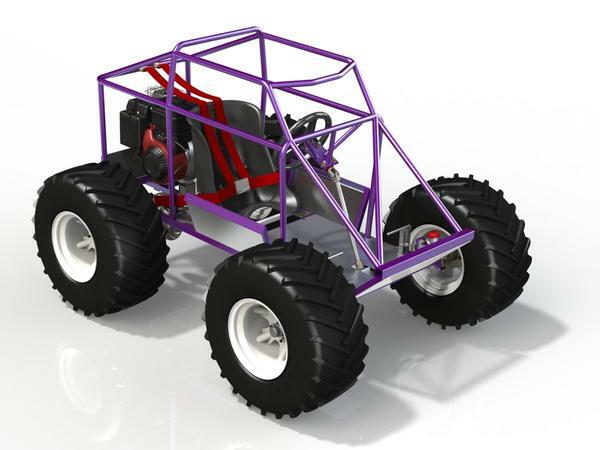 MINI MONSTER VAN, ALL NEW DESIGN, crosscart, go kart plans on CD disc ...