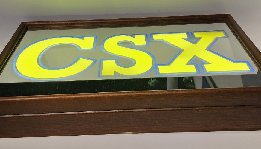 Model Trains HO O G Scale CSX #1 SIGN | eBay