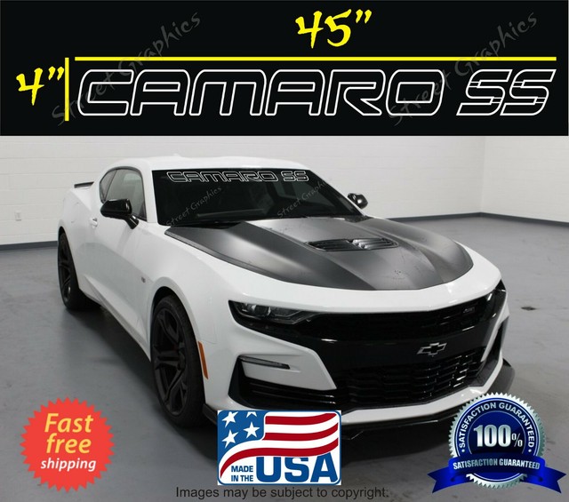 CHEVY CAMARO SS universal windshield vinyl decal sticker outline | eBay