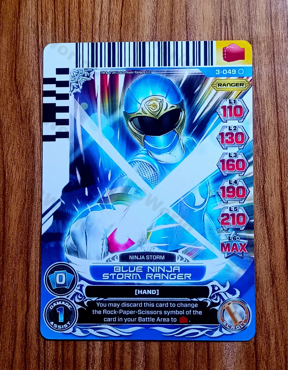 Power Rangers Ninja Storm Cards