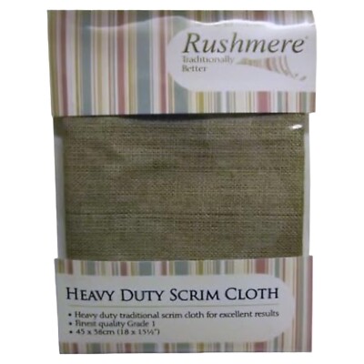 Rushmere Heavy Duty Window Scrim Cloth for Excellent Results Size 45 x ...