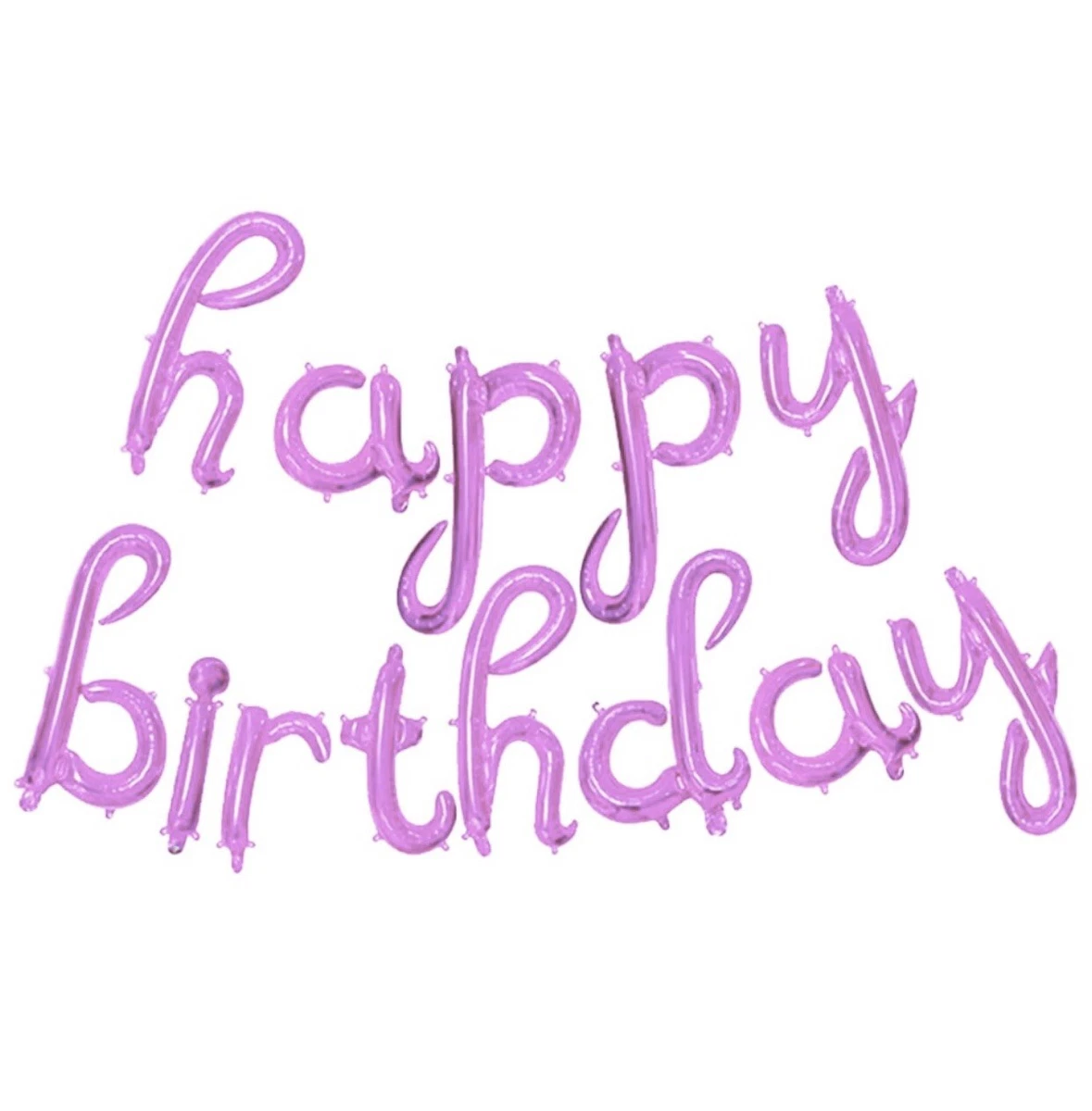 Happy Birthday Cursive Pink