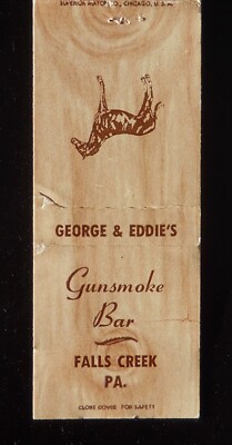 1970s? George & Eddie's Gunsmoke Bar Horse Falls Creek PA Jefferson Co ...