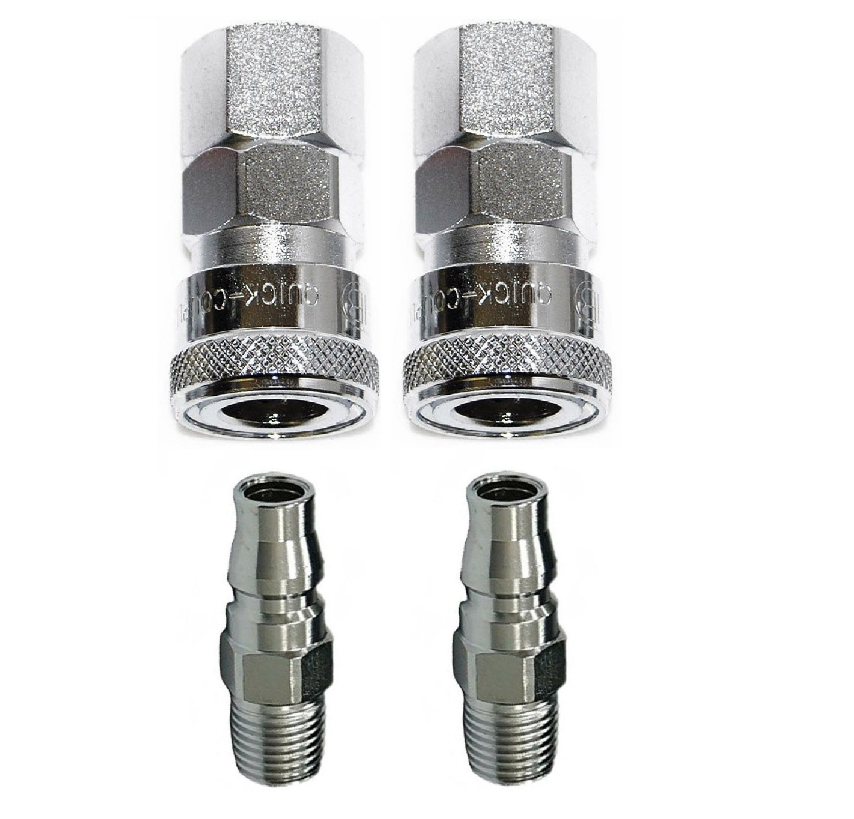SUMAKE NITTO STYLE 20SF QUICK COUPLER & 20PM CONNECTOR SET 1/4'' BSP ...
