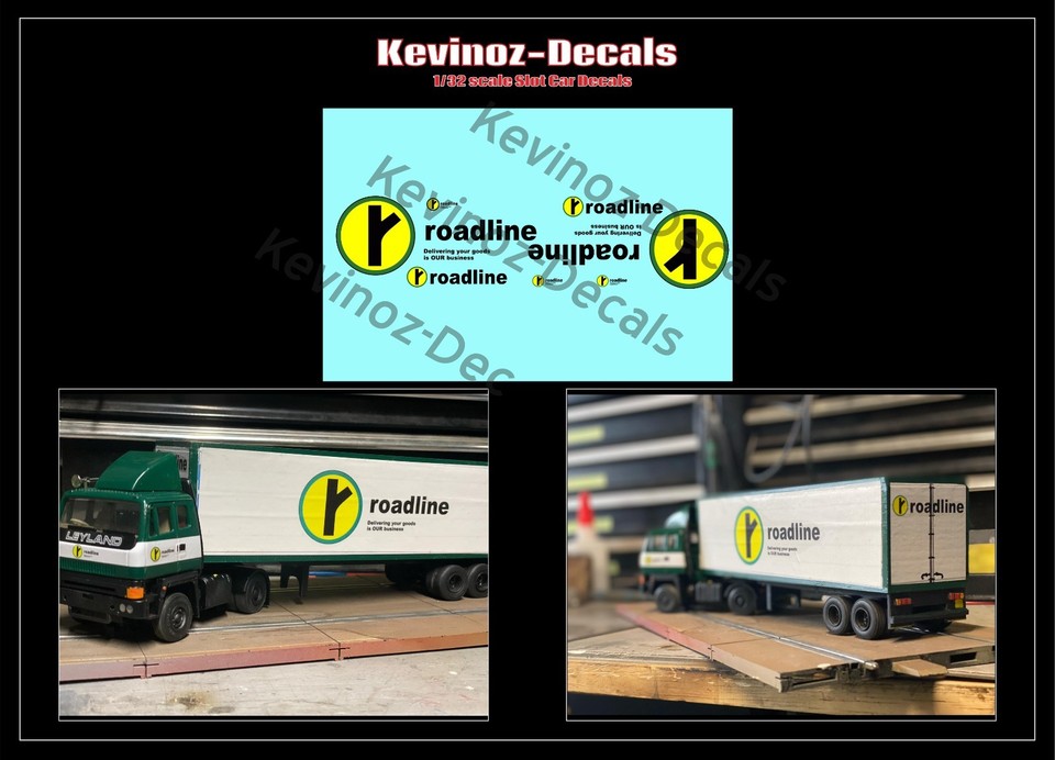 1/32 scale decals for Scalextric Truck / Lorry / C301 - various ...