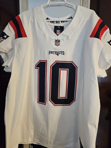 New England Patriots Nike Vapor Mac Jones NFL Jersey White 52 New Drake Maye # | eBay