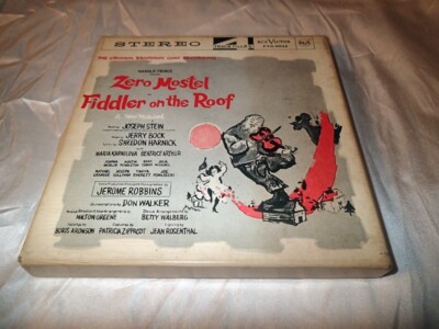 Fiddler on the Roof - Original Broadway Cast Recording ~ Reel to Reel ...