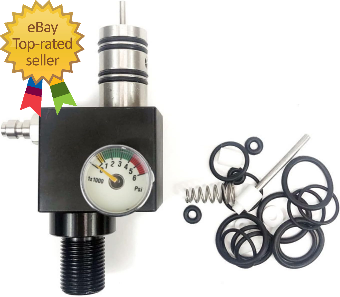 Pcp Airforce Valve Airgun Regulator for Paintball Tank Charging System ...