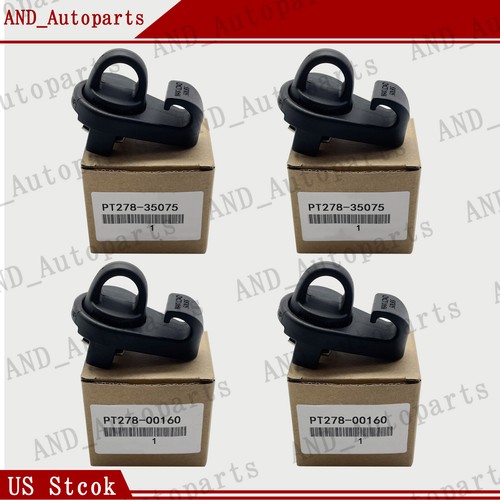 4PCS Truck Bed Tie Down Hooks Deck Rail For 2007-2022 Toyota Tundra ...