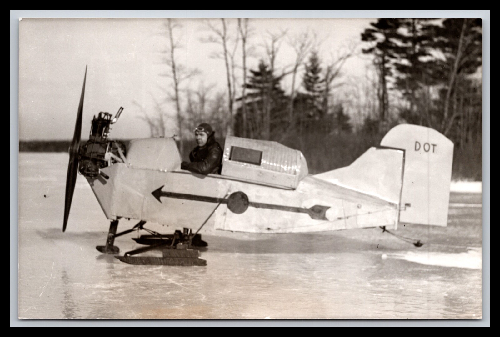 RPPC Maine Experimental Modified Airplane W/skis - No Wings -Ice Runner ...