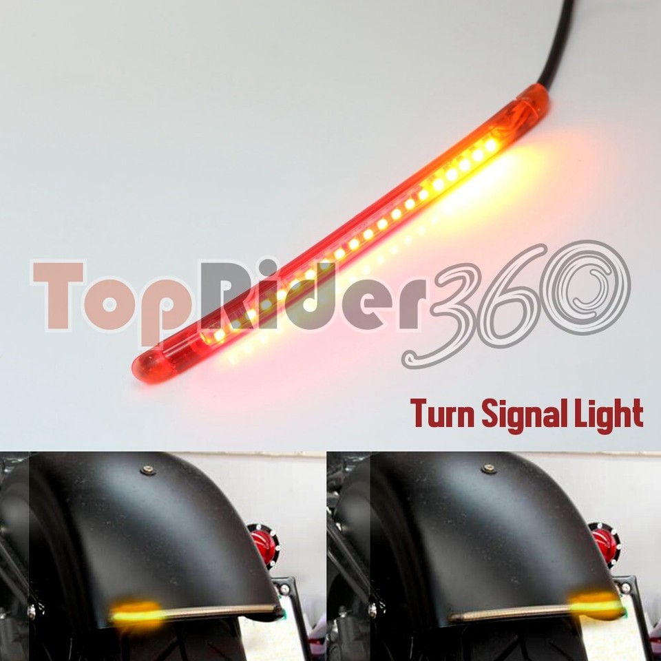Flexible Super Bright LED Tail Brake Turn Signal Light Strips For ...
