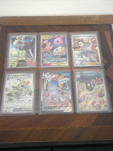 Lot Of 5 Pokemon Cards Illustration Rare, Tag Team, Full Art Trainer ...