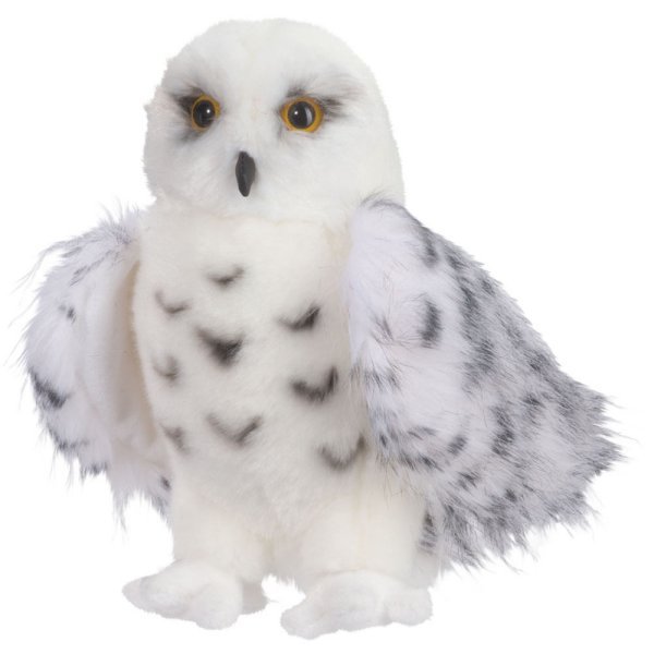 Douglas Wizard Snowy Owl Plush Stuffed Animal Toy 8" White Hedwig Child ...