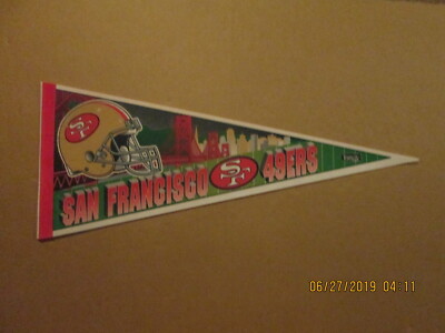 NFL San Francisco 49ers Vintage Golden Gate Bridge Team Logo Football ...