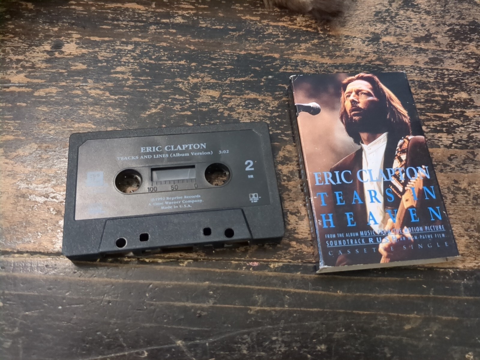 Eric Clapton Tears In Heaven Tracks and Lines Cassette Single Movie ...