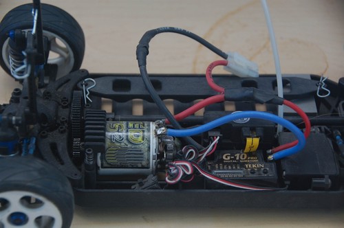 Vintage Team Associated TC4 RC touring car chassis Tekin G-10 esc ...