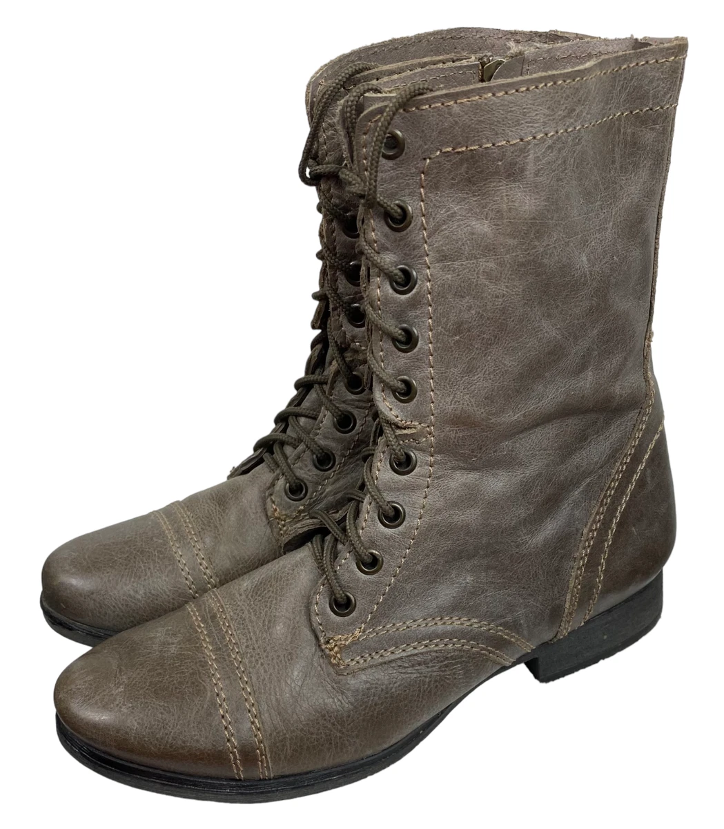 Steve Madden Troopa Boots Stone