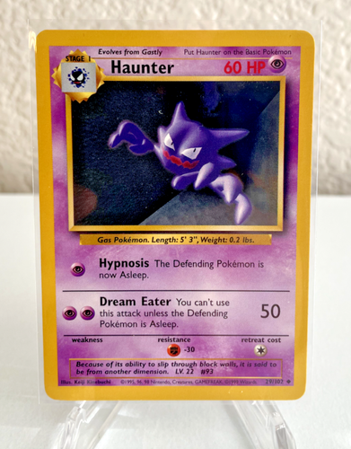 Haunter 29/102 Base Set Common Unlimited Pokemon TCG NM | eBay