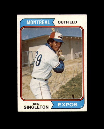Ken Singleton Signed 1974 Topps Montreal Expos Autograph | eBay