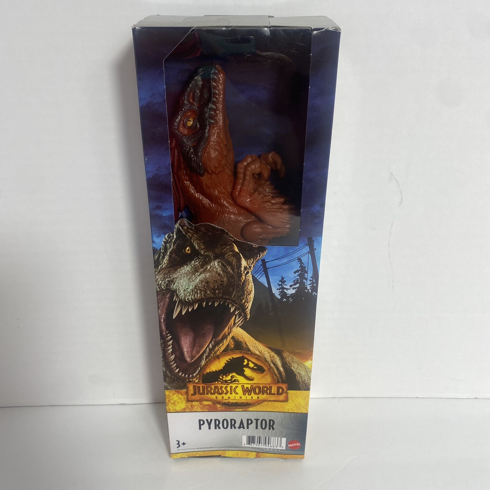 Jurassic World Dominion Pyroraptor Dinosaur Figure Toy By Mattel 12 ...