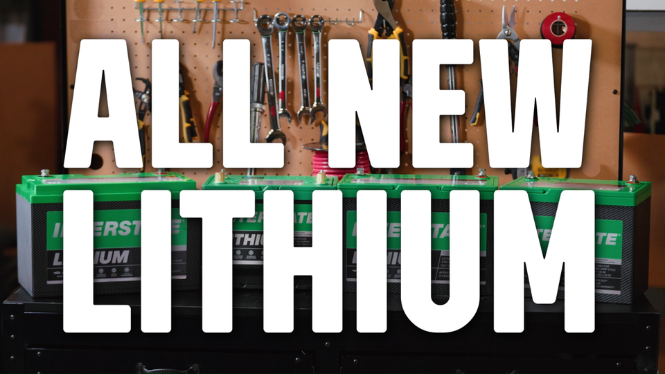 Interstate Batteries Lithium 12V 100Ah Group 27M Marine/RV Deep Cycle ...