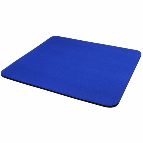 6MM PLAIN BLUE FABRIC MOUSE MAT FOAM BACK PC DESKTOP COMPUTER LAPTOP ...