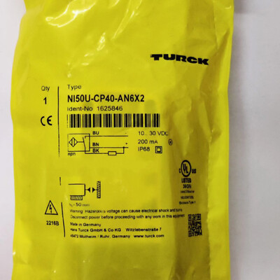 1PC New Turck Proximity switch sensor NI50U-CP40-AN6X2 1625846#LJ | eBay