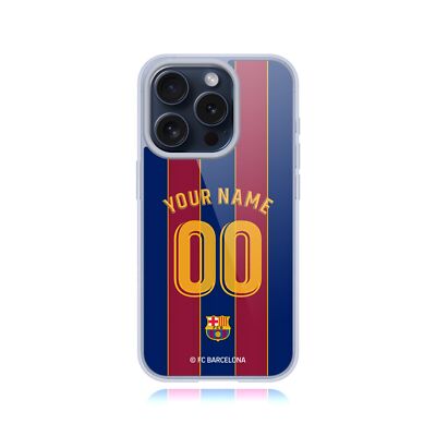 CUSTOM FC BARCELONA 2020/21 KIT CUSTODIA COVER MORBIDA IN GEL PER APPLE ...