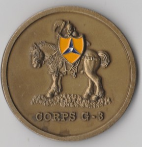 III Armored Corps G -3 SGM Fort Hood Texas Challenge Coins 2 " DIA C-1 ...