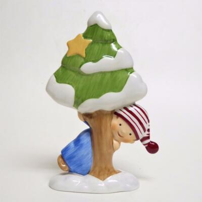 NEW Goebel NORDIC CHRISTMAS Peek-a-boo Swedish Gnome Tomte Elf VHTF ...