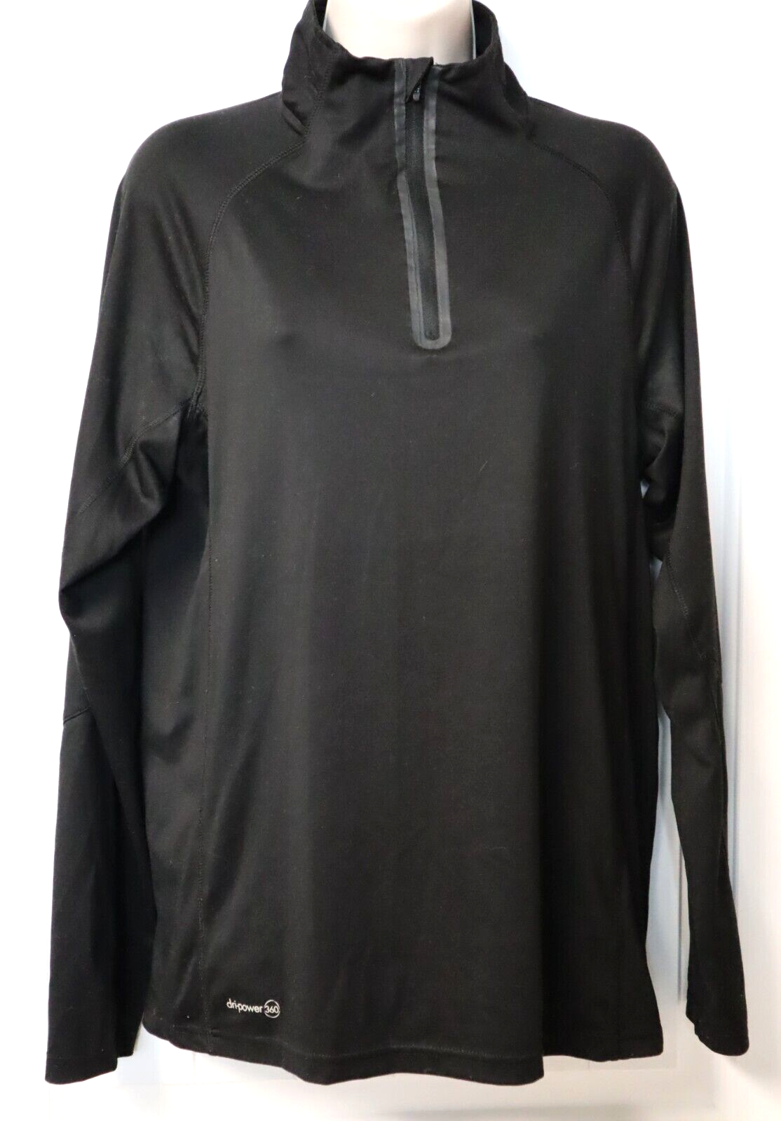 RUSSELL dri power 360 mens training fit black athletic pullover size S ...
