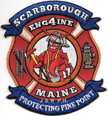 Scarborough Engine - 4 Protecting Pine Point, Maine (4" x 4.5" size ...