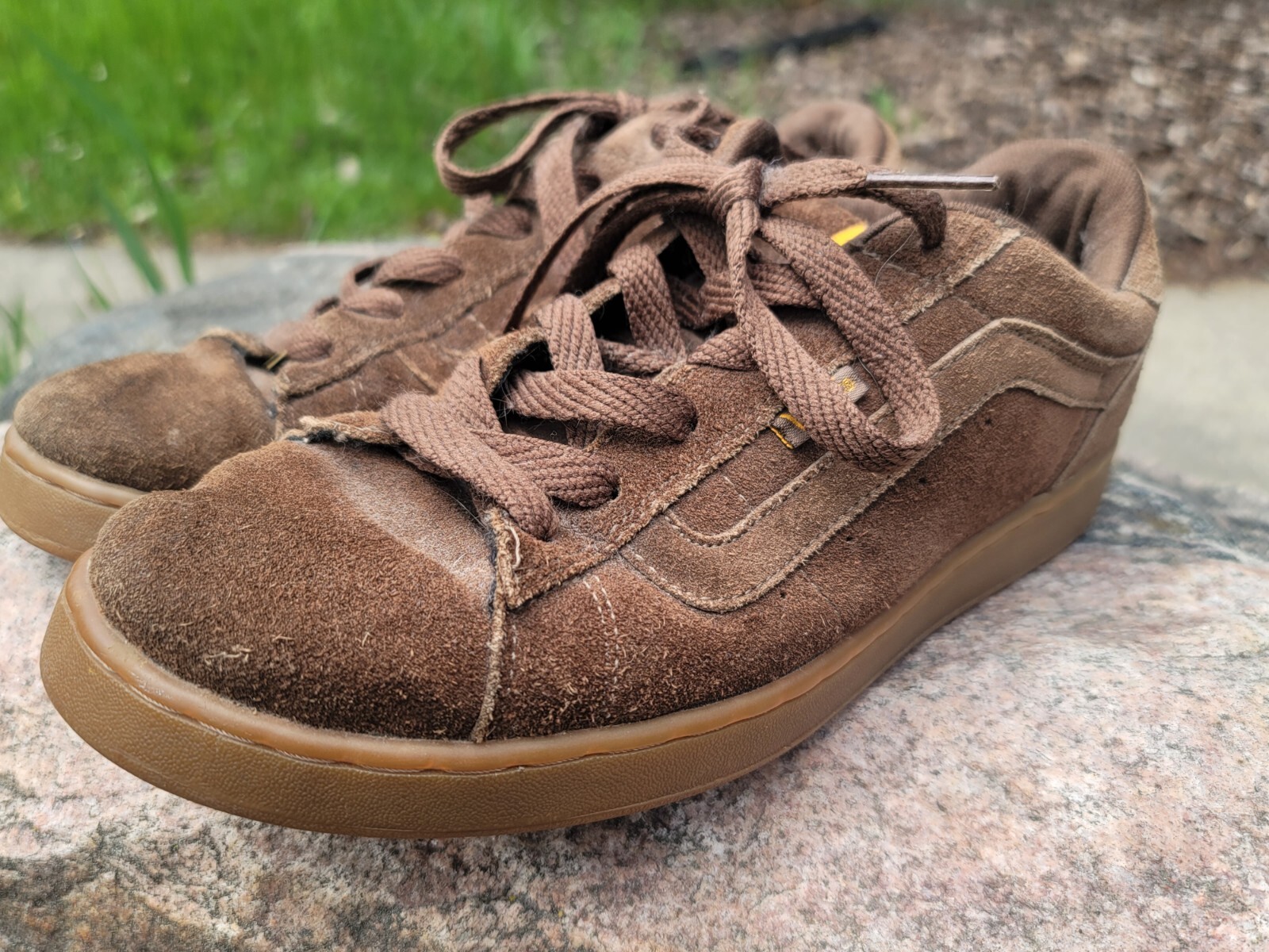 Vans Reiger 59292 Brown Suede Skateboard Sneakers Men… - Gem
