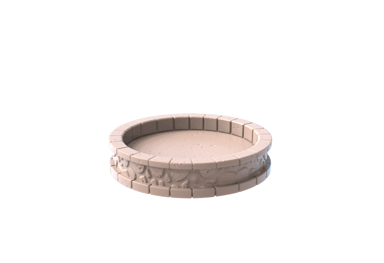 Fantasy Courtyard Palace DND Terrain Scenery Basing Scenic Diorama ...