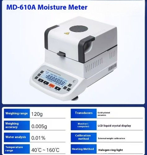 Halogen Fast Grain Moisture Meter Sludge Tea Plastic Moisture Meter ...