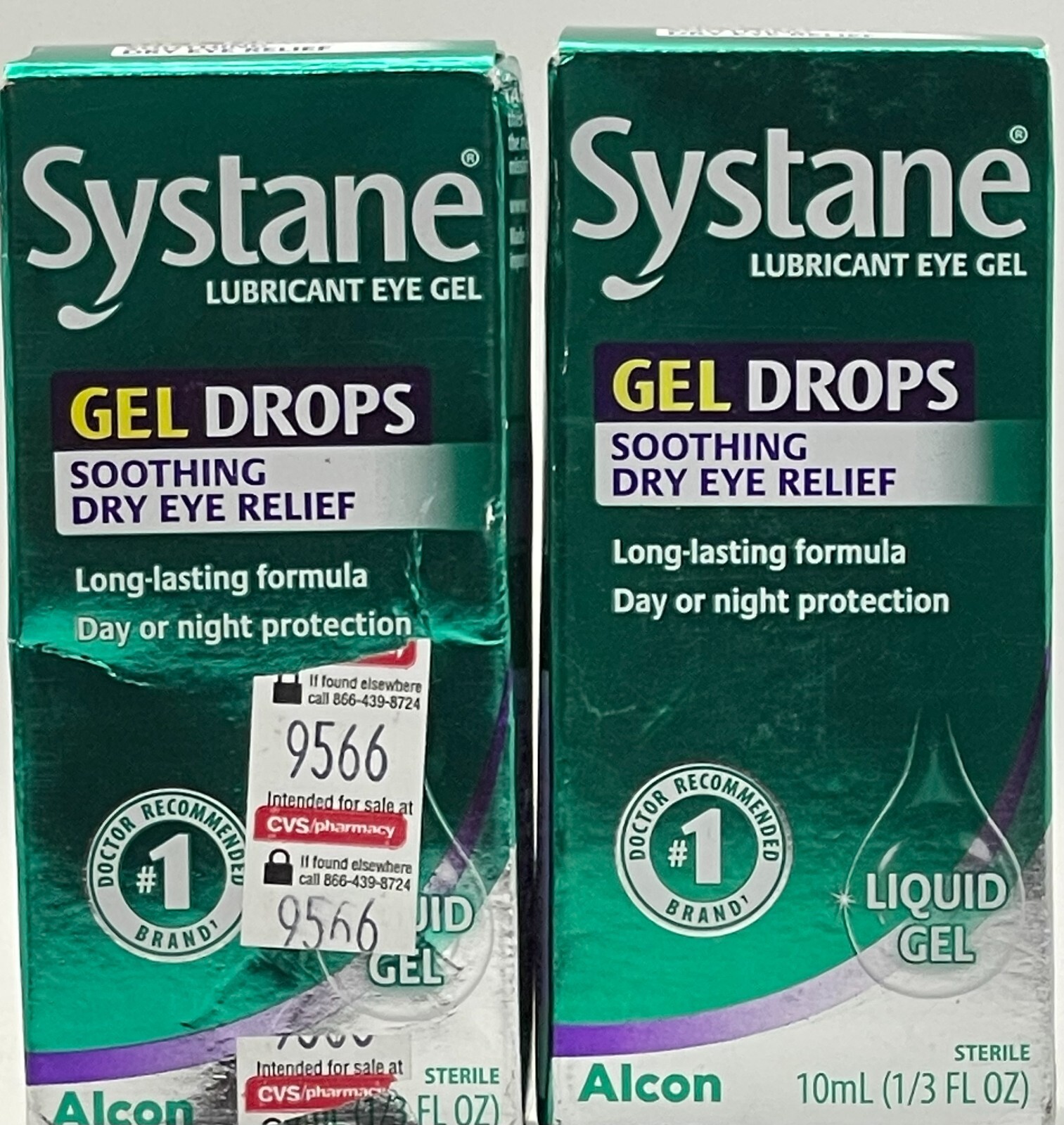 Systane Liquid GEL Drops Soothing Dry Eye Relief -2 Pack Exp 6/24 ...