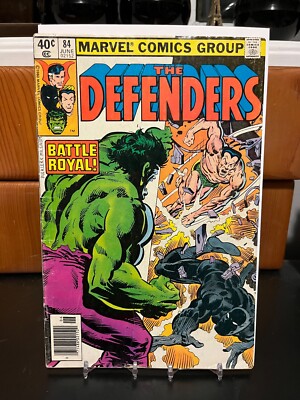 The Defenders #84 Marvel 1980 🔑 Namor Black Panther Battle Newsstand ...