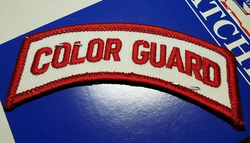 COLOR GUARD Tab sew on iron on Patch MOTORCYCLE VEST | eBay