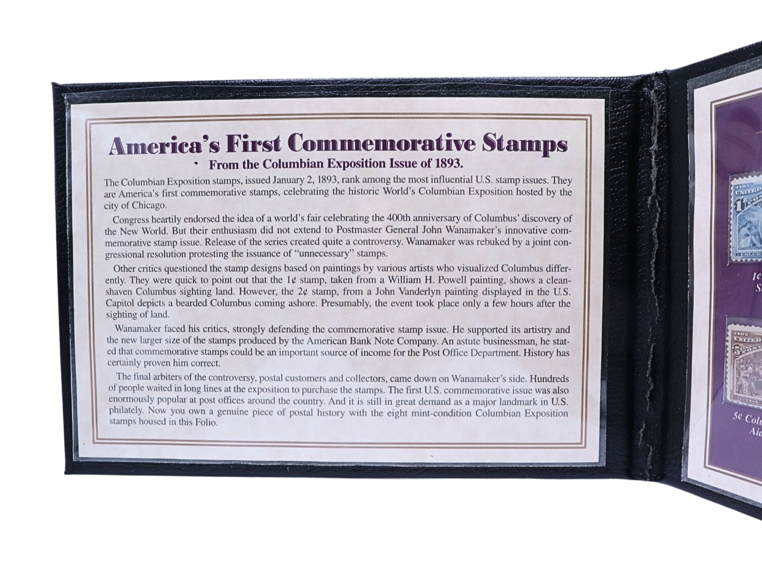 America's First Commemorative Stamps Columbian Exposition Issue of 1893 ...