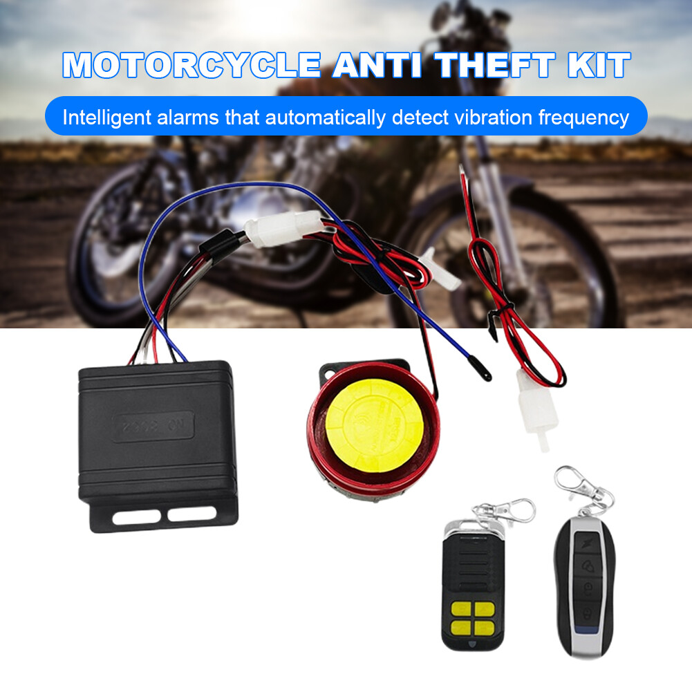Motorbike Alarm System 315MHz Motorbike Unlock Device IP68 Waterproof ...