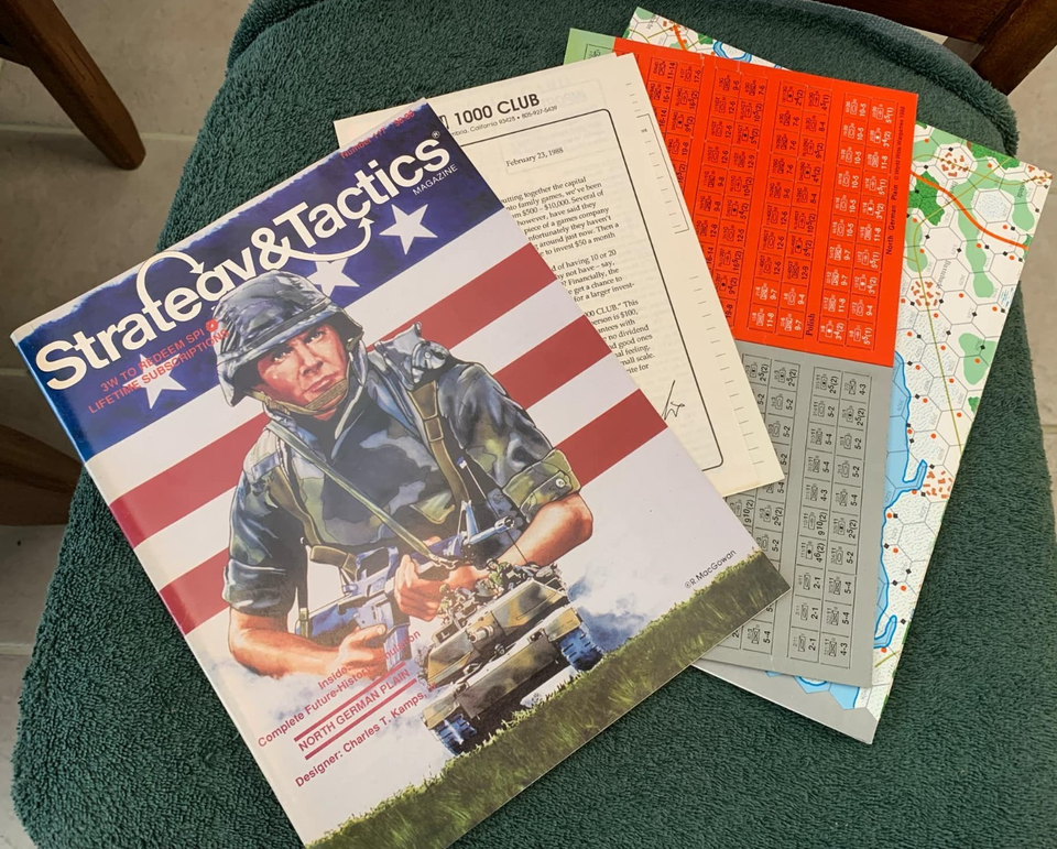 1988 SPI Strategy & Tactics Magazine Complete War Games Unpunched # 117 ...