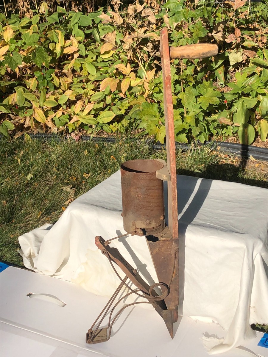Antique Hand Corn Planter Vintage Hand Corn Planter Seeder Taylor