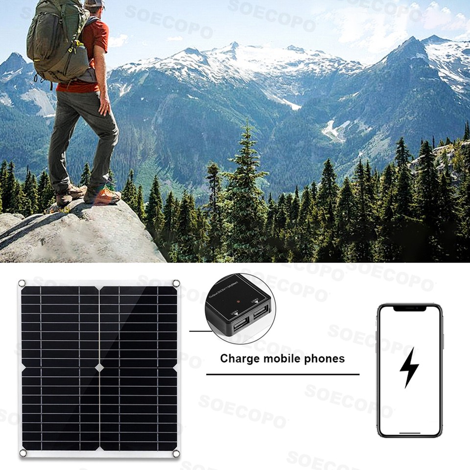 10000W Power Inverter Solar Generator With 300W Solar Panel Home ...