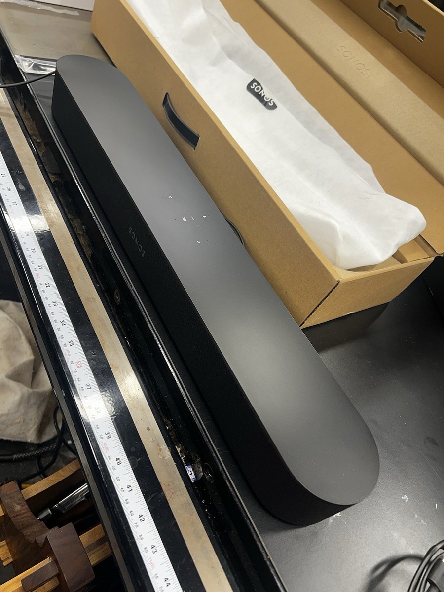 Sonos Beam Wireless Soundbar Speaker - Black (BEAM1US1BLK Sonos Beam Wireless Soundbar Speaker - Black (BEAM1US1BLK