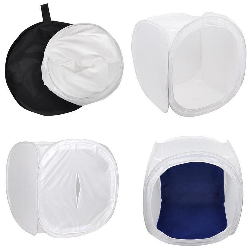 Quality Soft Box Light Photo Tent Cube 80cm 4 Color backdrop Studio ...